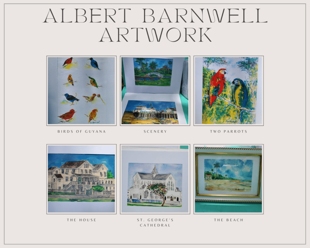 Watercolour Street Artist: Albert Barnwell - Things Guyana